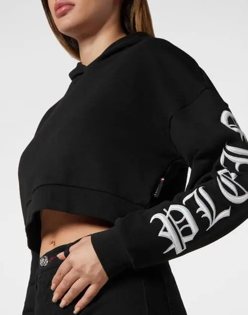 Philipp Plein Hooded Sweatshirt Gothic Plein