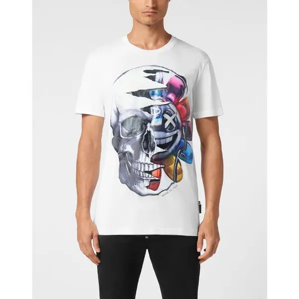 Philipp Plein T-shirt Round Neck Ss Graffiti