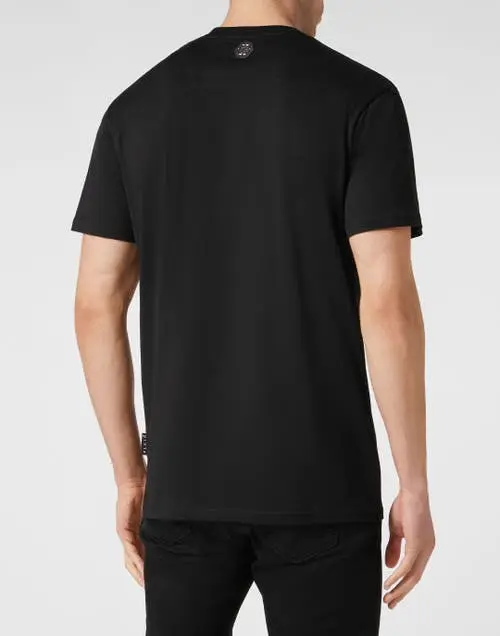 Philipp Plein T-shirt Round Neck Ss With Crystals