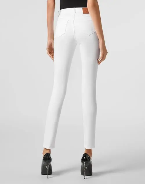 Philipp Plein High Waist Jegging Pins Iconic Plein