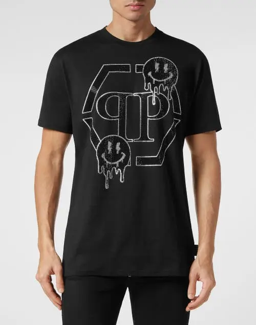 Philipp Plein T-shirt Round Neck Ss Smile