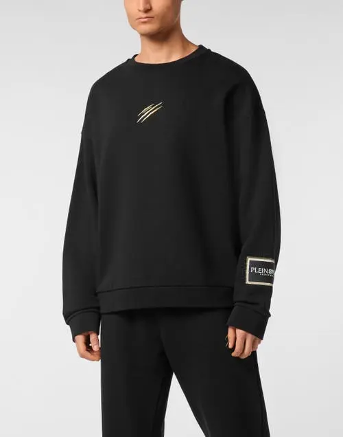 PLEIN SPORT Sweatshirt Ls Roundneck Label