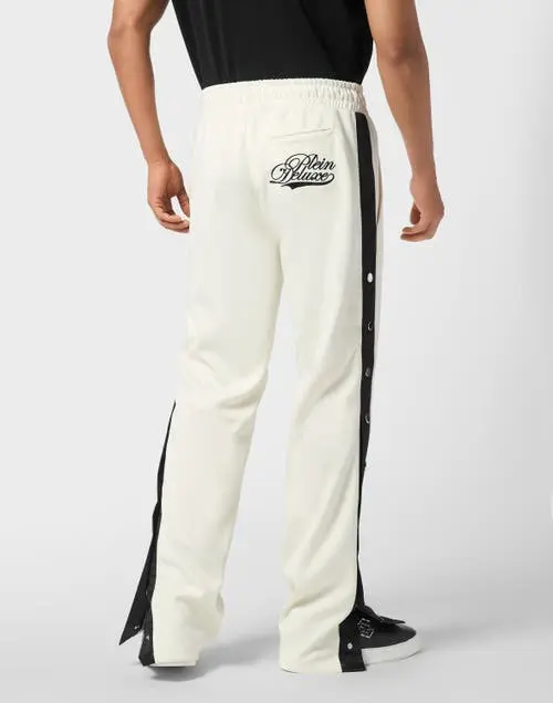 Philipp Plein Buttoned-up Tracksuit Trousers Plein Deluxe Signature