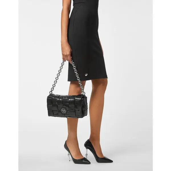 Philipp Plein Shoulder Bag Hexagon - Black
