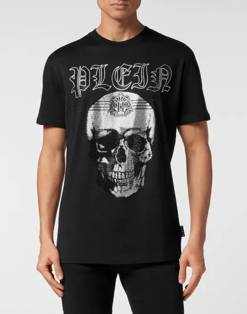 Philipp Plein T-shirt Round Neck Tattoo - Black