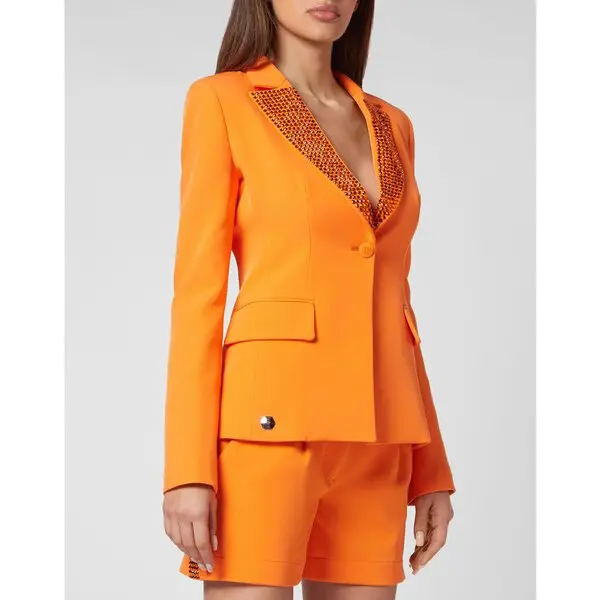 Philipp Plein Cady Blazer Crystal