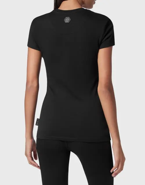 Philipp Plein T-shirt Round Neck Gothic Plein