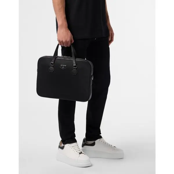 Philipp Plein Nylon Laptop Bag