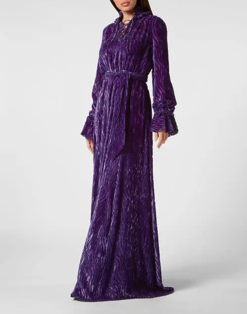 Philipp Plein Long Dress - Purple