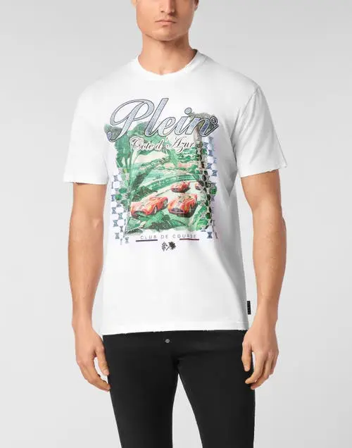 Philipp Plein T-shirt Round Neck Ss Cote D Azur