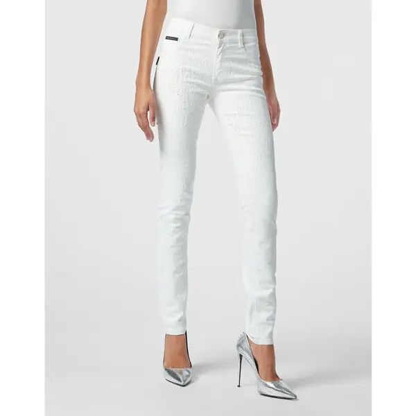 Philipp Plein Denim Jeggings Hexagon