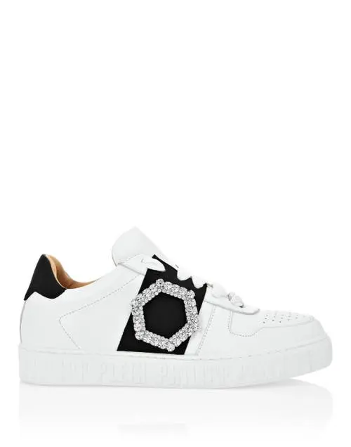 Philipp Plein Leather Lo-top Sneakers
