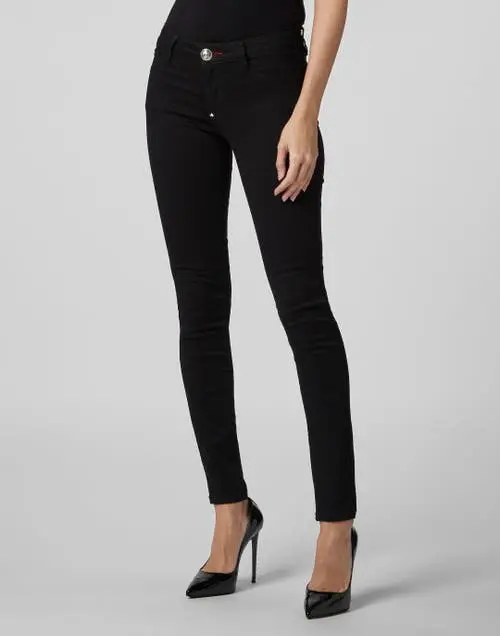 Philipp Plein Jeggings Angel - Black