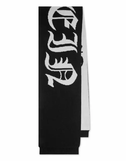 Philipp Plein Long Scarf Gothic Plein