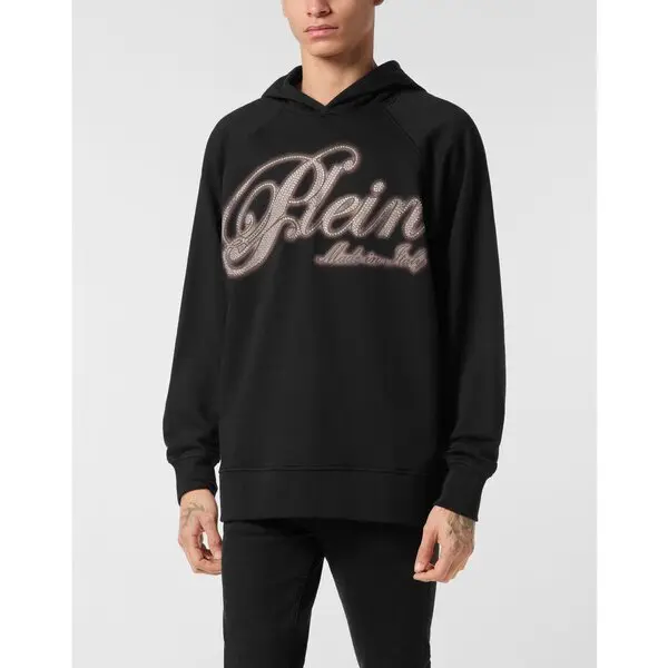 Philipp Plein Hoodie Basic Strass Signature