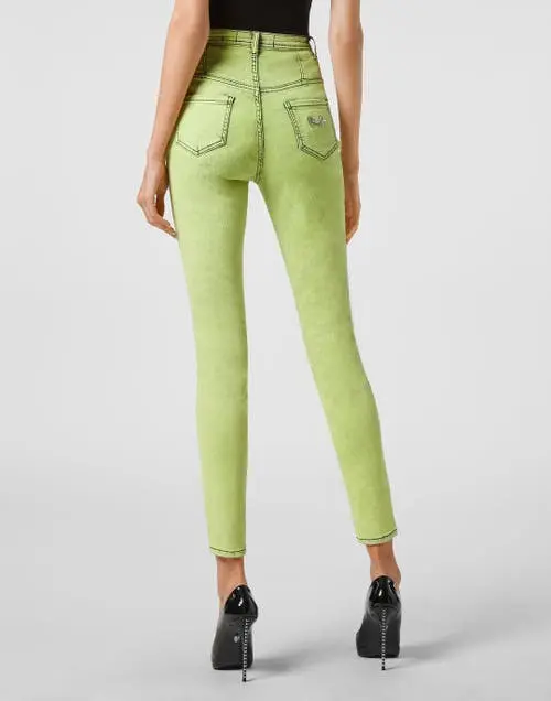 Philipp Plein Super High Waist Jegging - Acidyellow