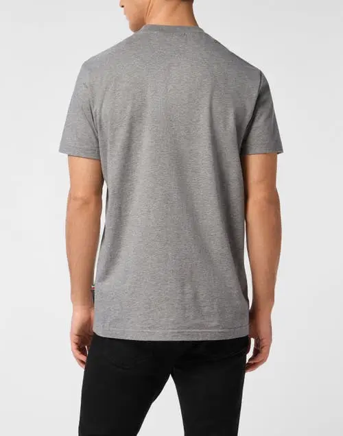 Philipp Plein Round Neck T-shirt Basic Signature - Grey