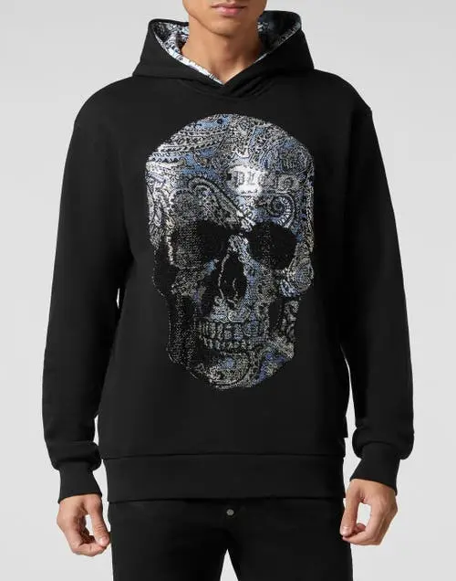 Philipp Plein Hooded Sweatshirt Paisley