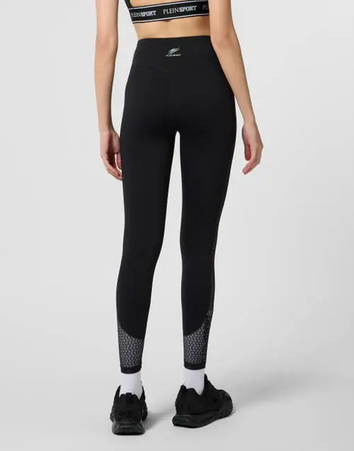 PLEIN SPORT Leggings With Mesh Inserts Ps