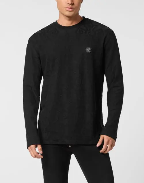 Philipp Plein Longsleeve Jacquard Crest