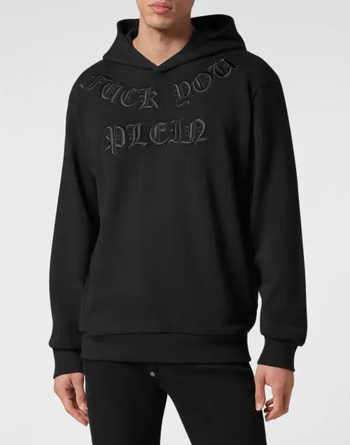 Philipp Plein Hooded Sweatshirt Gothic Plein