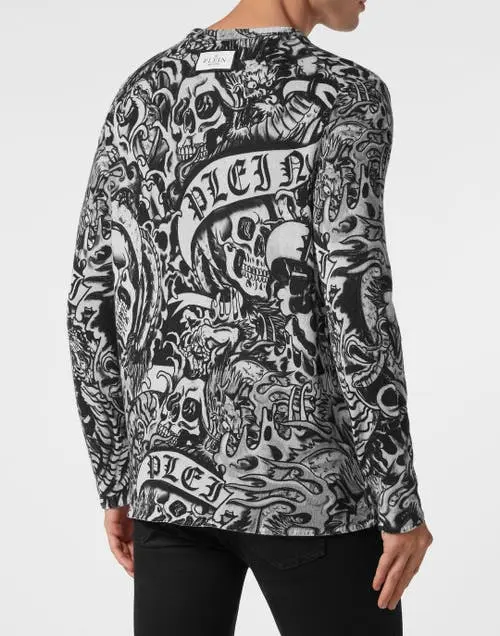 Philipp Plein Pullover Round Neck Tattoo
