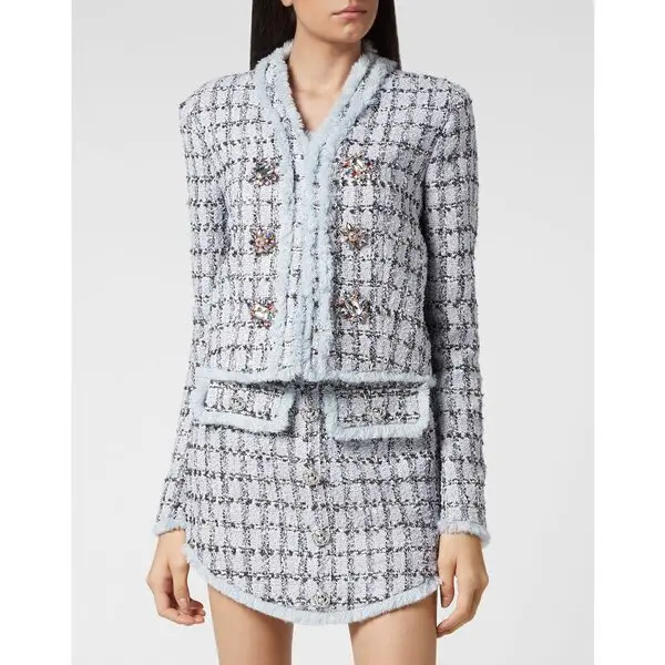 Philipp Plein Tweed Blazer