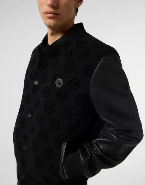 Philipp Plein Varsity Bomber Monogram Monogram
