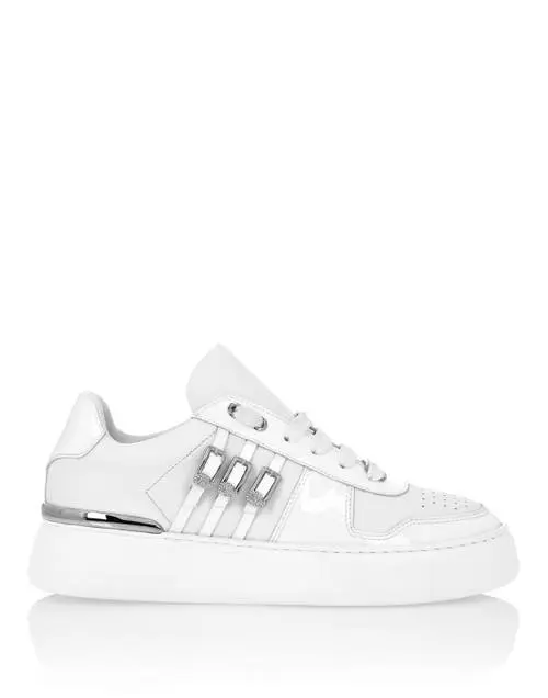 Philipp Plein Low Top Sneakers Belts Skull