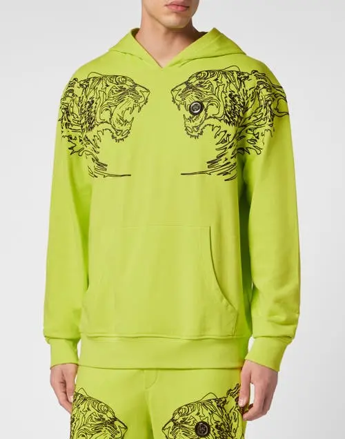 PLEIN SPORT Hoodie Sweatshirt Tiger