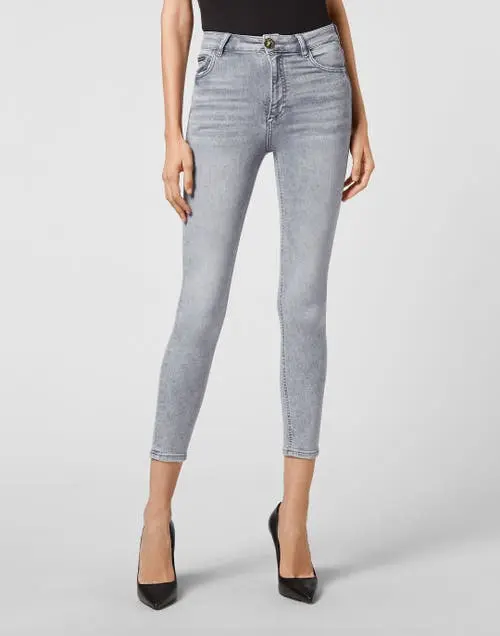 Philipp Plein Denim Skinny Trouser Skull - Londonsky
