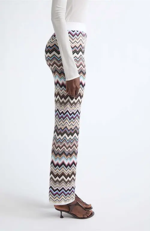 Missoni Zigzag Knit Straight Leg Pants