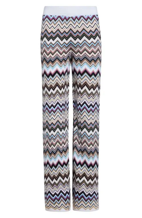 Missoni Zigzag Knit Straight Leg Pants