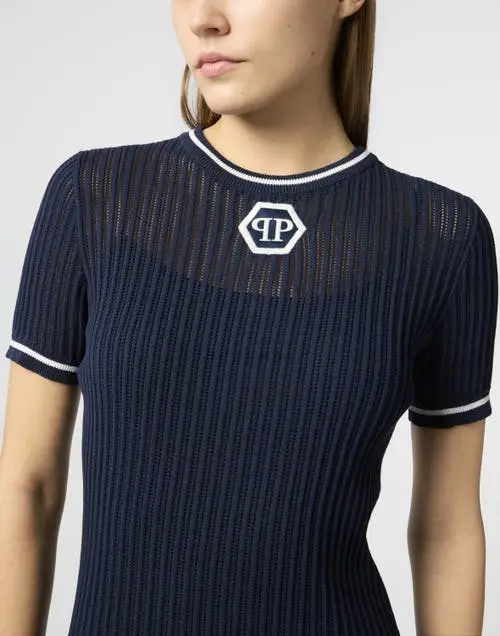 Philipp Plein T-shirt Dress Hexagon
