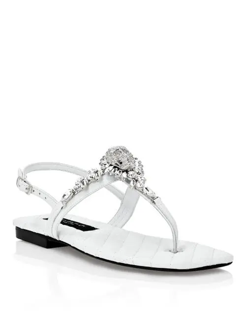 Philipp Plein Sandals Flat Skull