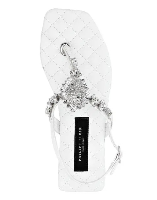 Philipp Plein Sandals Flat Skull