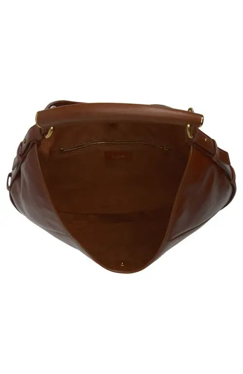 Saint Laurent Medium Mombasa Leather Hobo Bag