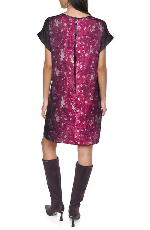 Dkny Printed Shift Dress
