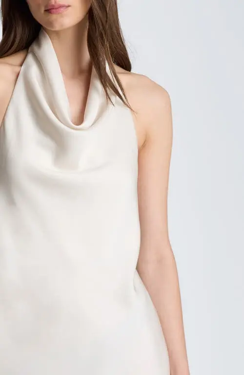 KENNETH COLE COLLECTION Halter Minidress - Oyster
