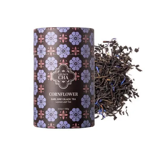 LEUNG'S CHA Cornflower Earl Grey Black Tea