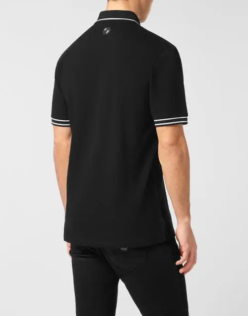 Philipp Plein Polo T-shirt Crystal Skull