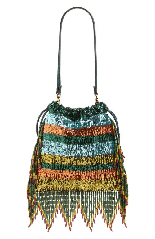 Etro Kalispera Embellished Shoulder Bag