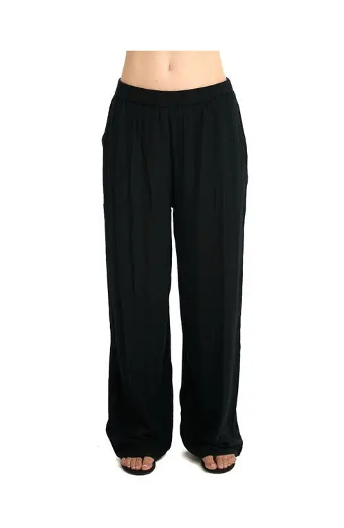 BEACH LIFE BY GOTTEX Resort Beach Pants Cover-up - Black