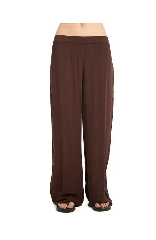BEACH LIFE BY GOTTEX Resort Beach Pants Cover-up - Brown