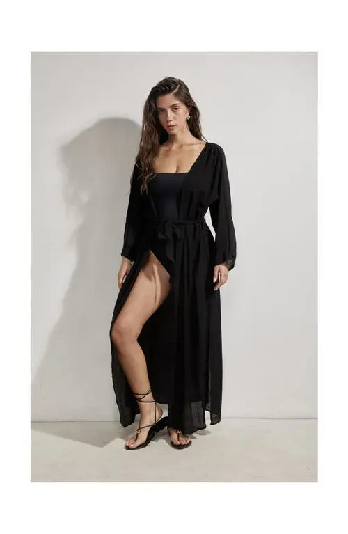 BEACH LIFE BY GOTTEX Dreamer Robe Cover-up - Black