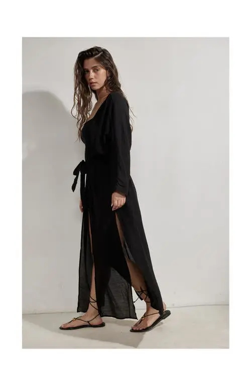 BEACH LIFE BY GOTTEX Dreamer Robe Cover-up - Black