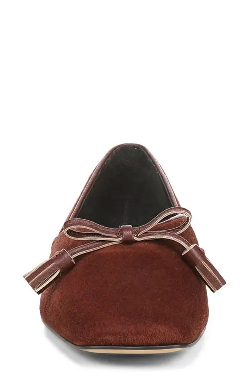 Franco Sarto Adabow Square Toe Flat - Red