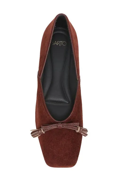 Franco Sarto Adabow Square Toe Flat - Red