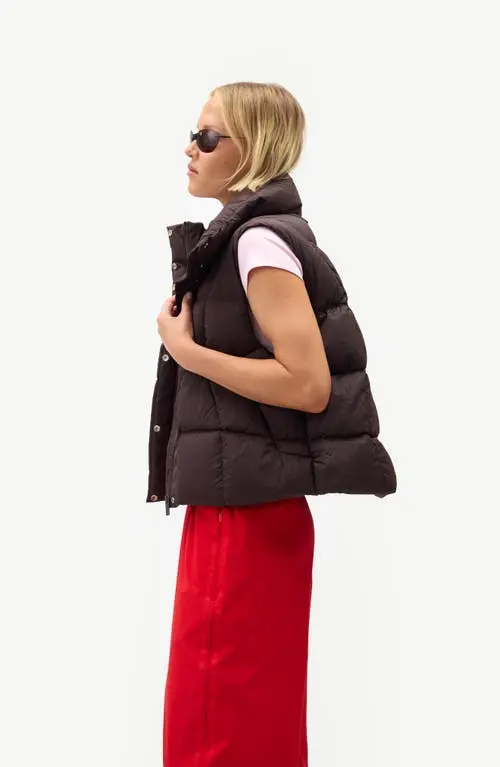 HALFDAYS Louise Down Vest - Americano