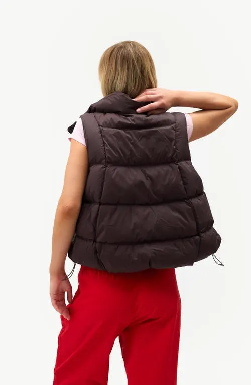 HALFDAYS Louise Down Vest - Americano